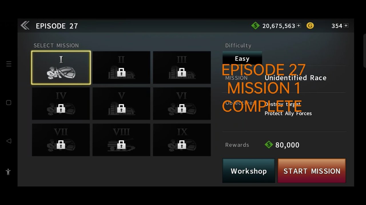 EPISODE 27 MISSION 1 COMPLETE - YouTube