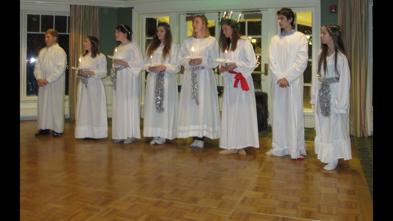 Santa Lucia Procession at Jenny Lind Swedish Dinner December 5, 2015 ...