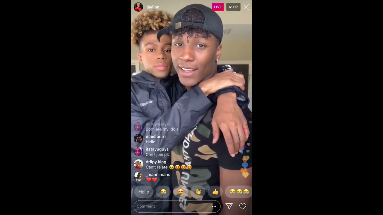 Jayllnn and Cardo on Instagram Live (Debate on Nicki Minaj. VS. Cardi B ...