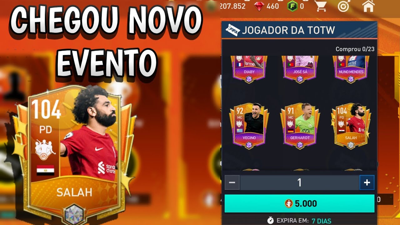NOVO EVENTO TOTW NO FIFA MOBILE 2023! TUTORIAL COMPLETO - YouTube