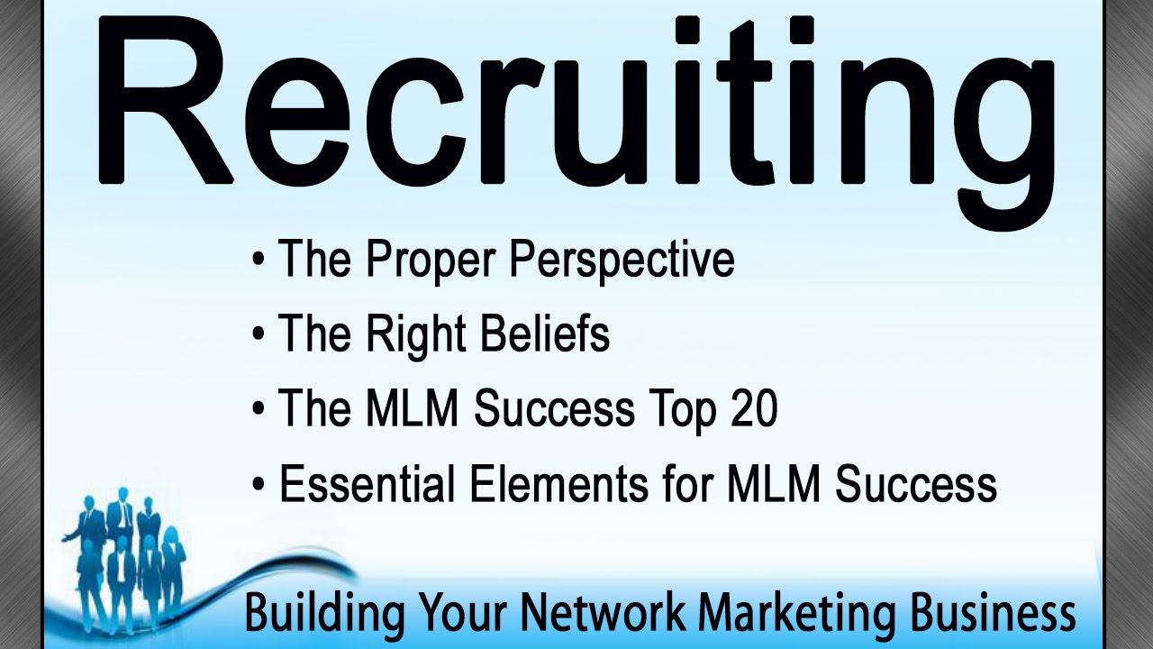 Qualifying & Recruiting Prospects - Success Training for Network ...