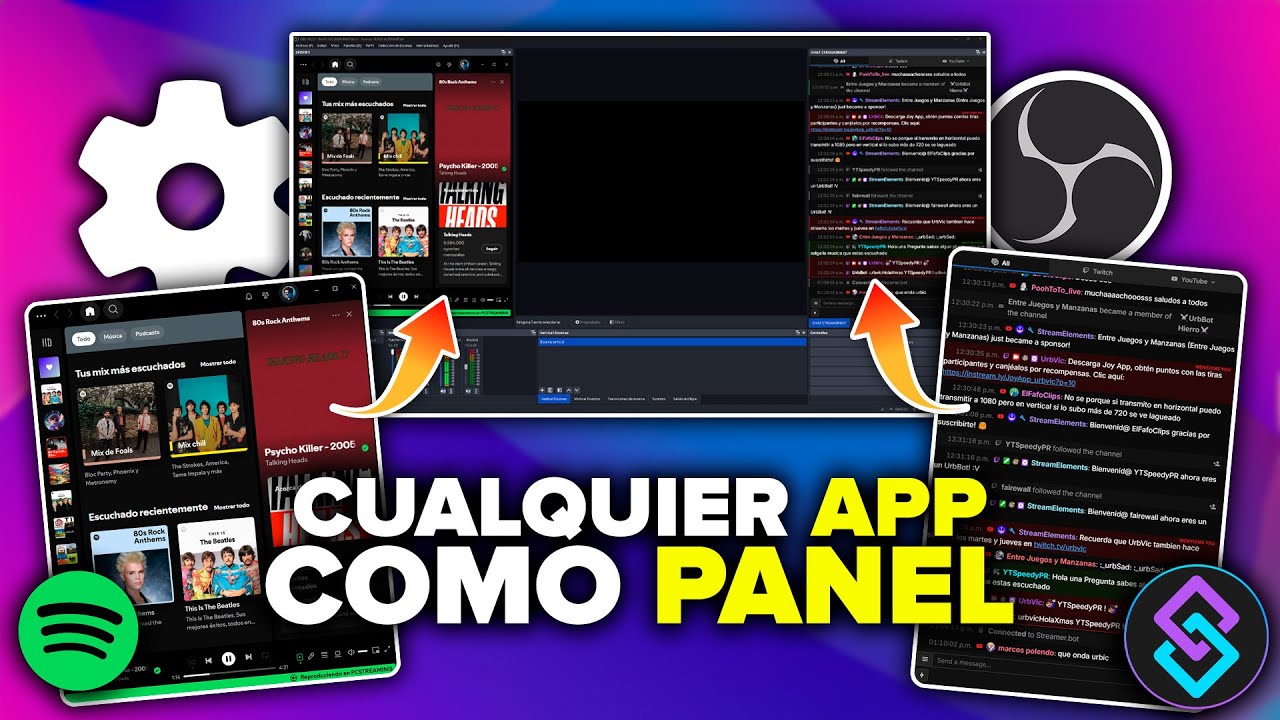 PANEL DE LO QUE SEA EN OBS! PLUGIN WINDOW DOCK | STREAMERBOT CHAT ...
