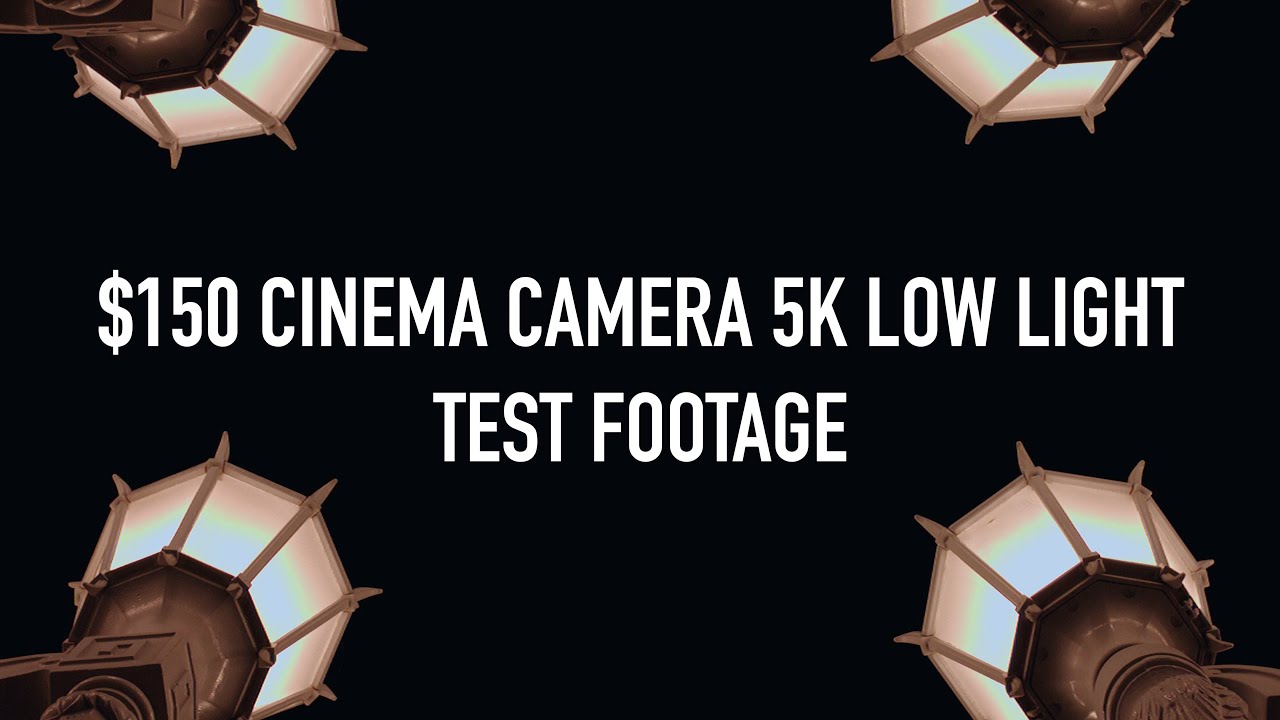 $150 CINEMA CAMERA LOW LIGHT TEST | CANON EOS M 5K 14 BIT RAW | MAGIC ...