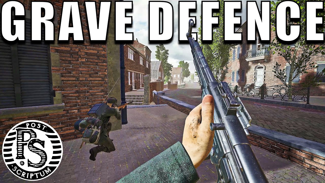 Defence of Grave in Post Scriptum Squad Leader Gameplay - YouTube
