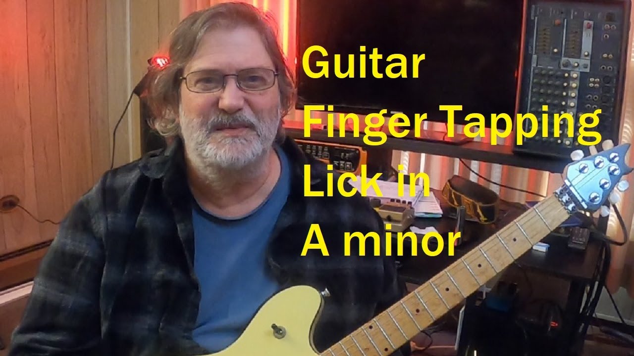 Guitar Finger Tapping Lick in A minor - YouTube