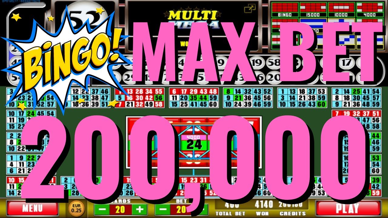 05 Online Casino | Multi Mega Bingo | MAX BET | CREDITS 200,000 🎰💸💲💰🤑 ...