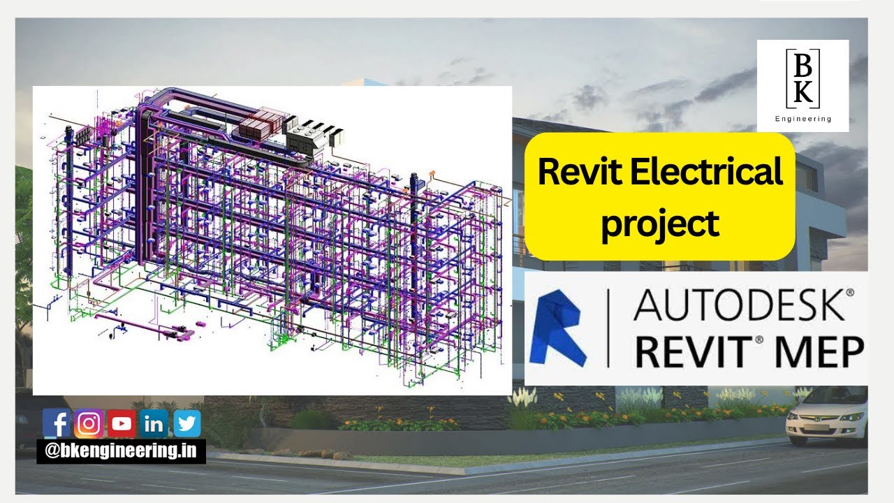 Revit Electrical Project | Civil | Architecture | BK Engineering ...