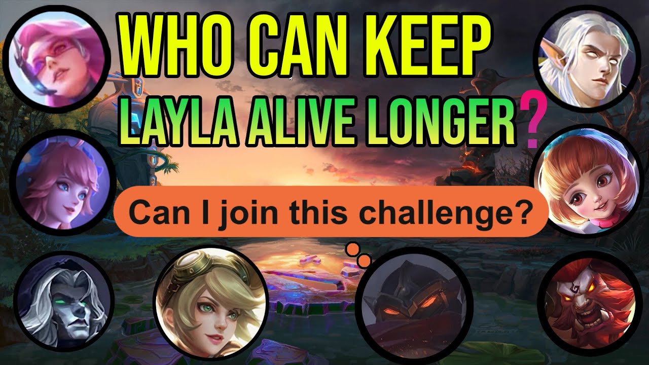Layla in Heal Challenge | Mobile Legends - YouTube