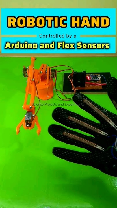 Robotic Hand using Arduino and Flex Sensors #robotic #flexsensor #youtubeshorts #robotics - YouTube
