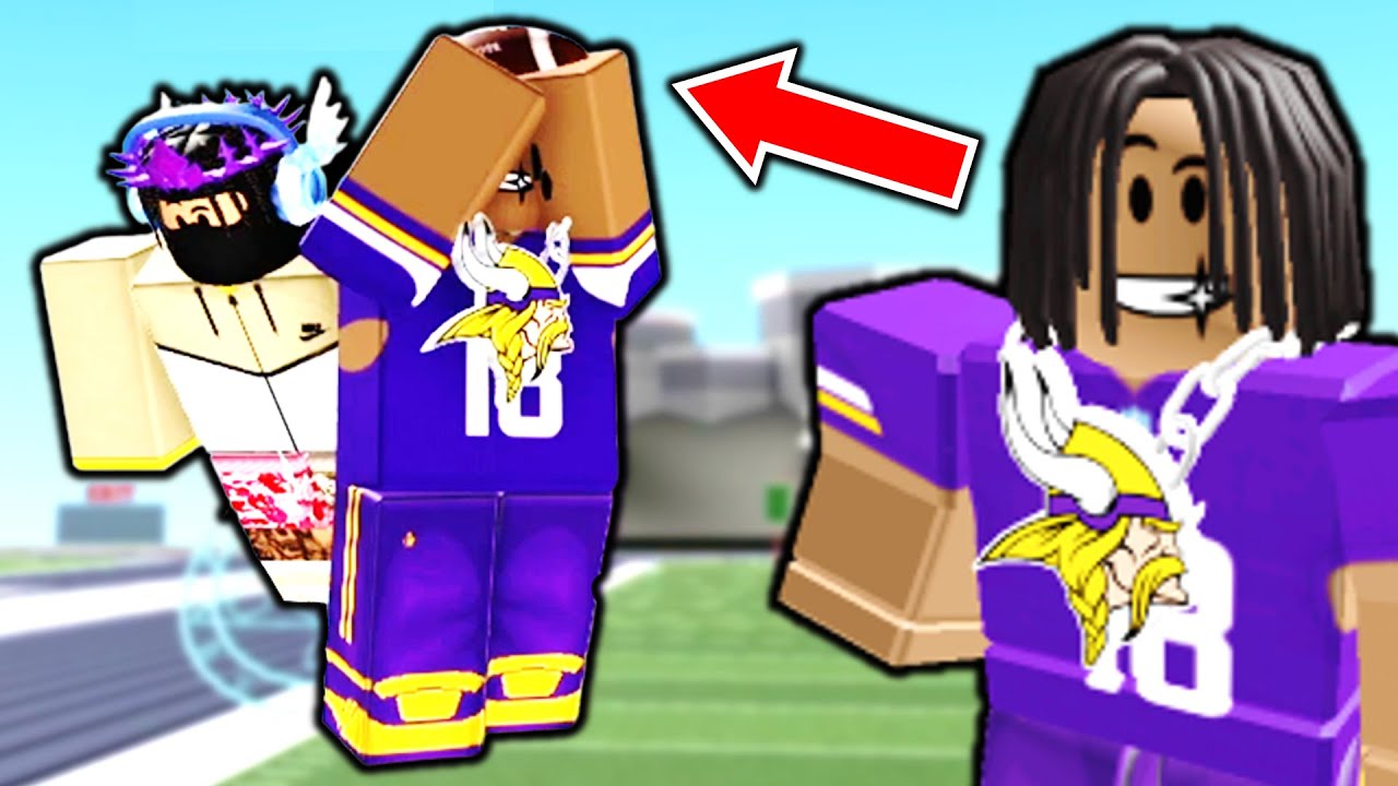 Fake JUSTIN JEFFERSON Pulls Up to the PARK in ROBLOX! (Auto 3s Football ...