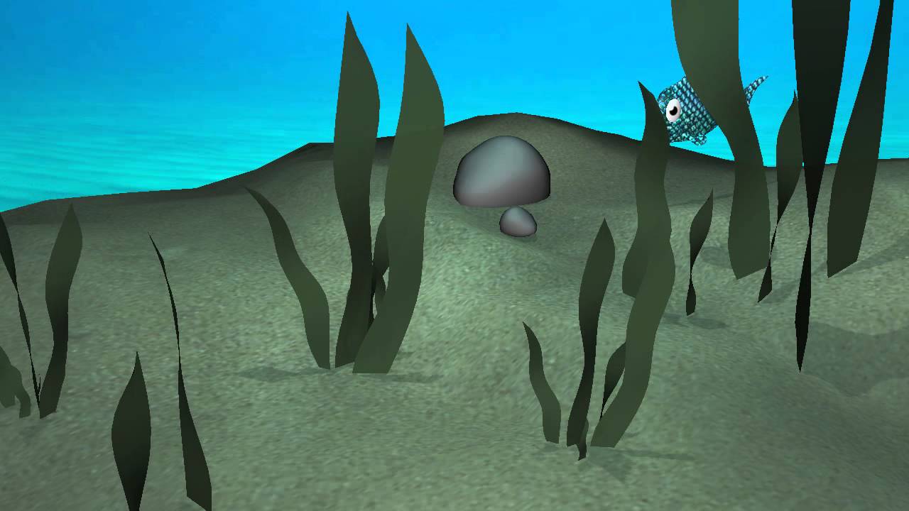 3D Swimming Fish Animation - YouTube