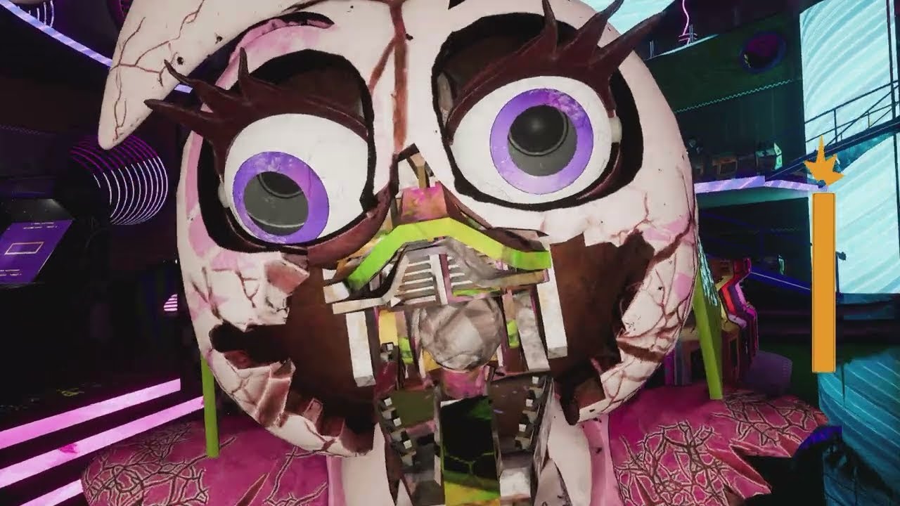 Shattered chica jumpscare 😱 - YouTube