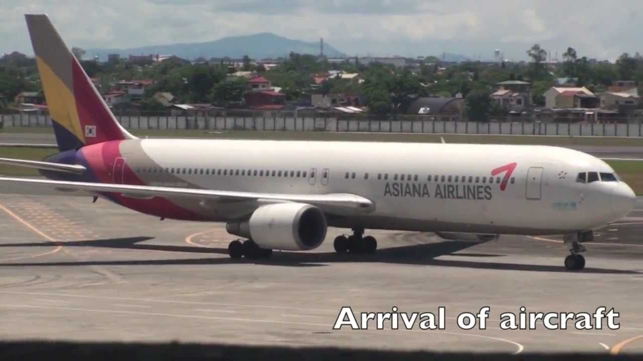 Asiana Airlines OZ702 MNL-ICN Take-off - YouTube
