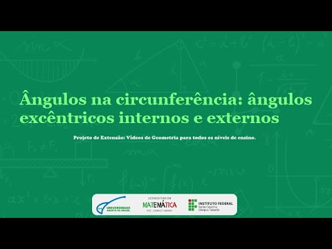 Ângulos na circunferência: ângulos excêntricos - YouTube