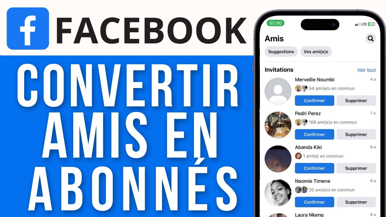 Comment Transformer Ses Amis Sur Facebook En Abonnés ( FACILE ) - YouTube