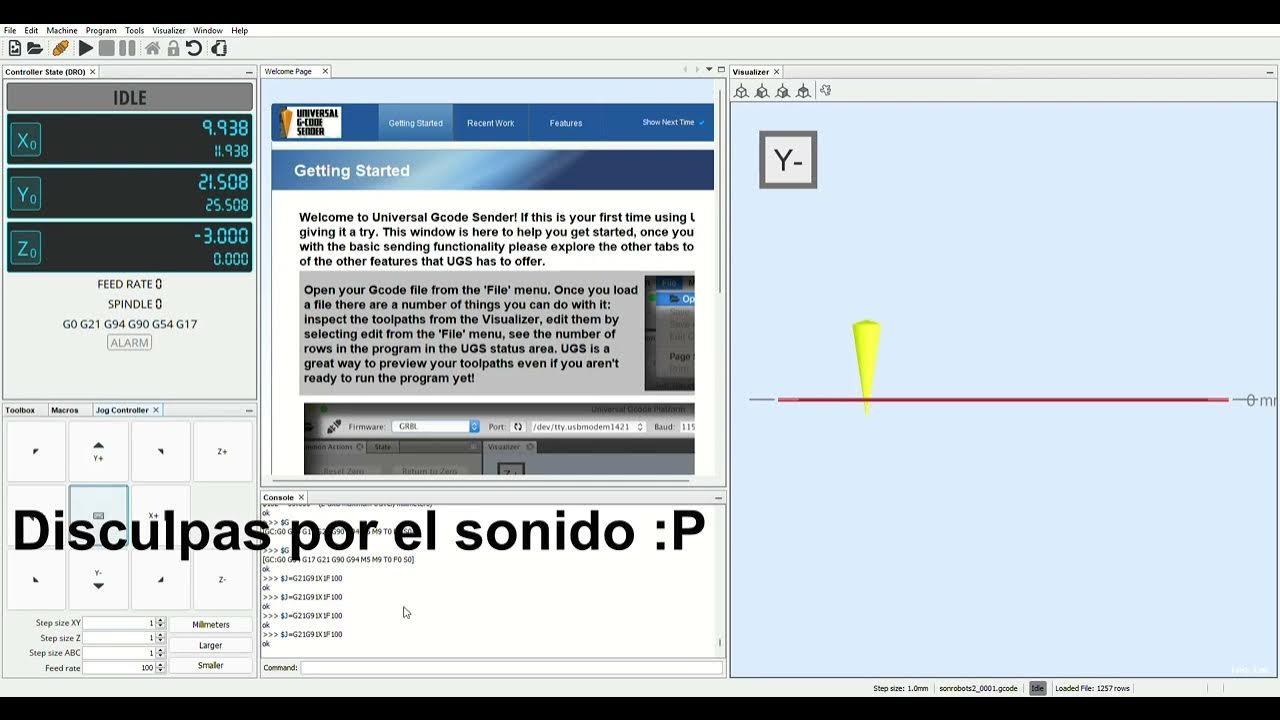 Tutorial Universal GCode Sender para la descarga, instalación y envío a la CNC - YouTube
