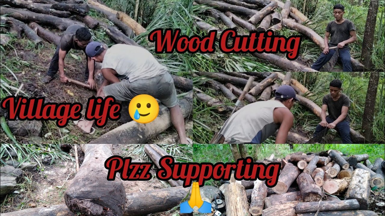 Village Lifestyle || Naga Traditional || Firewood Cutting || Lifting ...