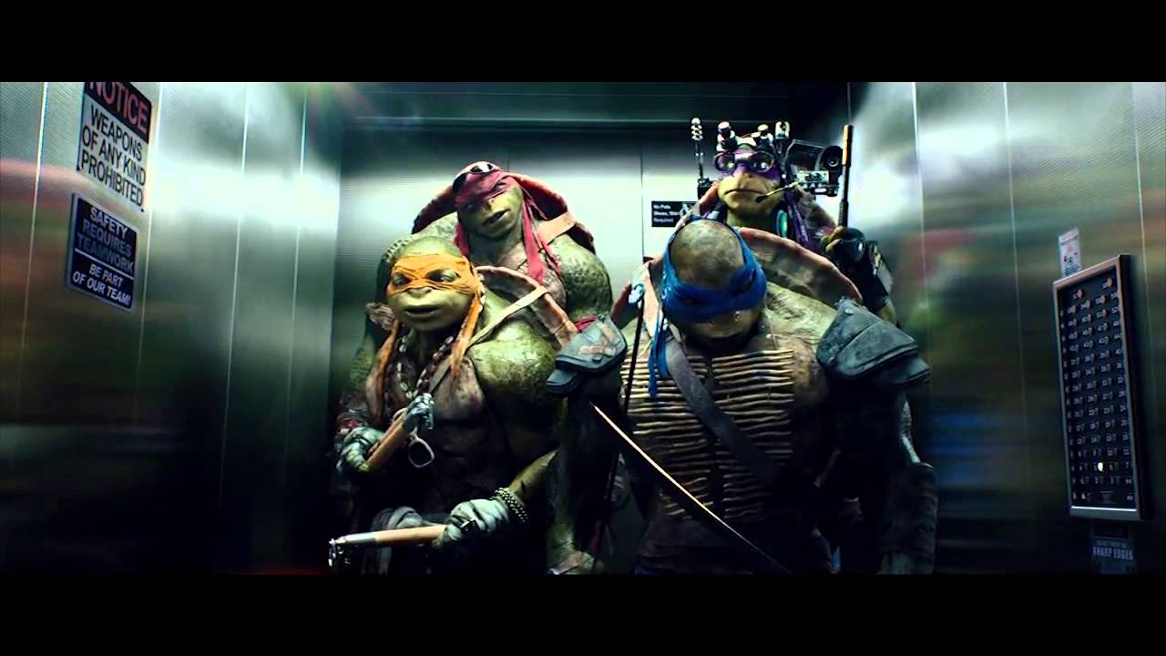 Teenage Mutant Ninja Turtles 2014 with 1987 Opening Theme Songs - YouTube