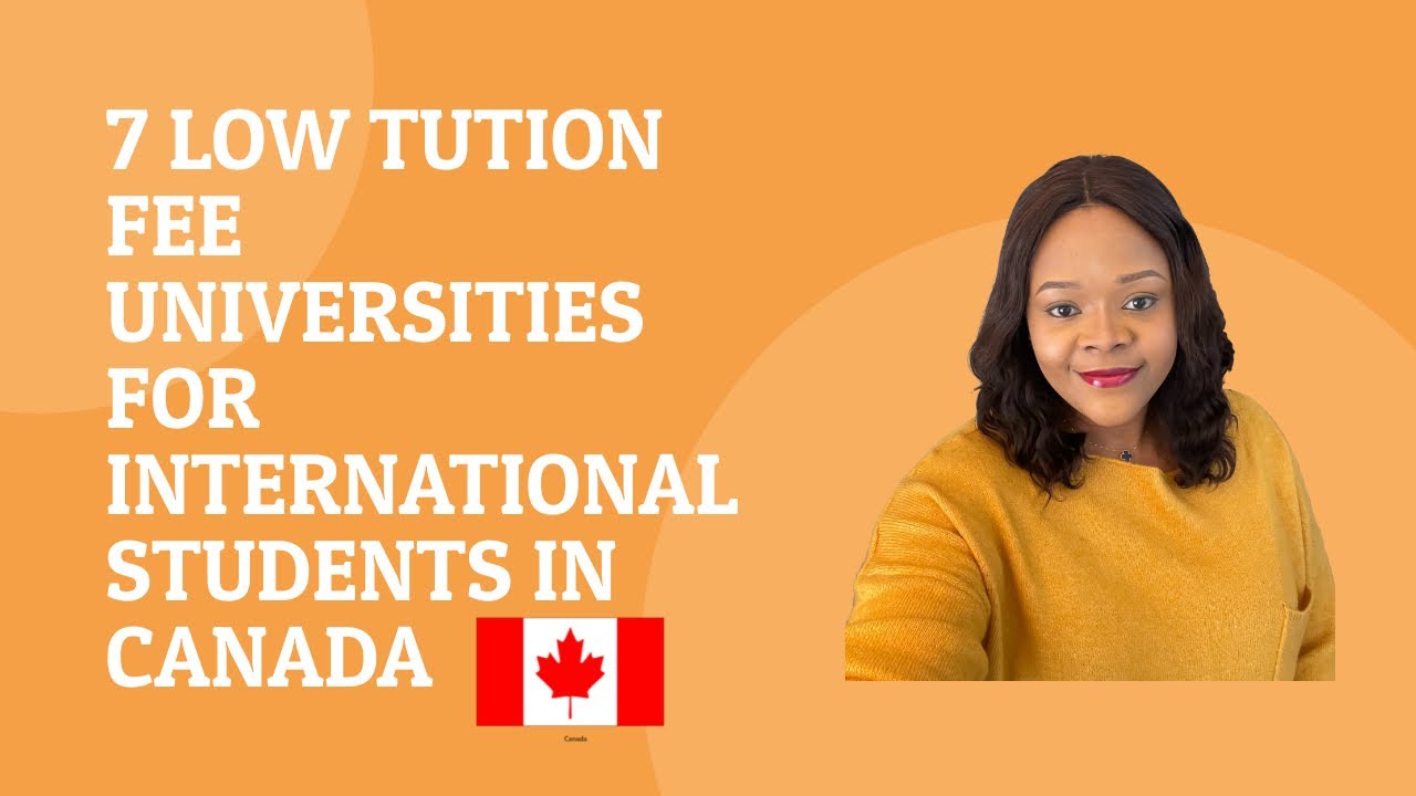7 LOW TUTION FEE UNIVERSITIES FOR INTERNATIONAL STUDENTS IN CANADA ...