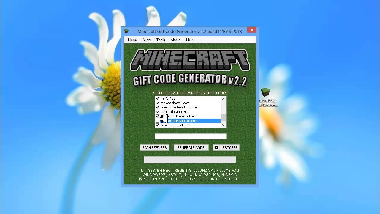 Minecraft Gift Code Generator Update 14/03/2013 - YouTube