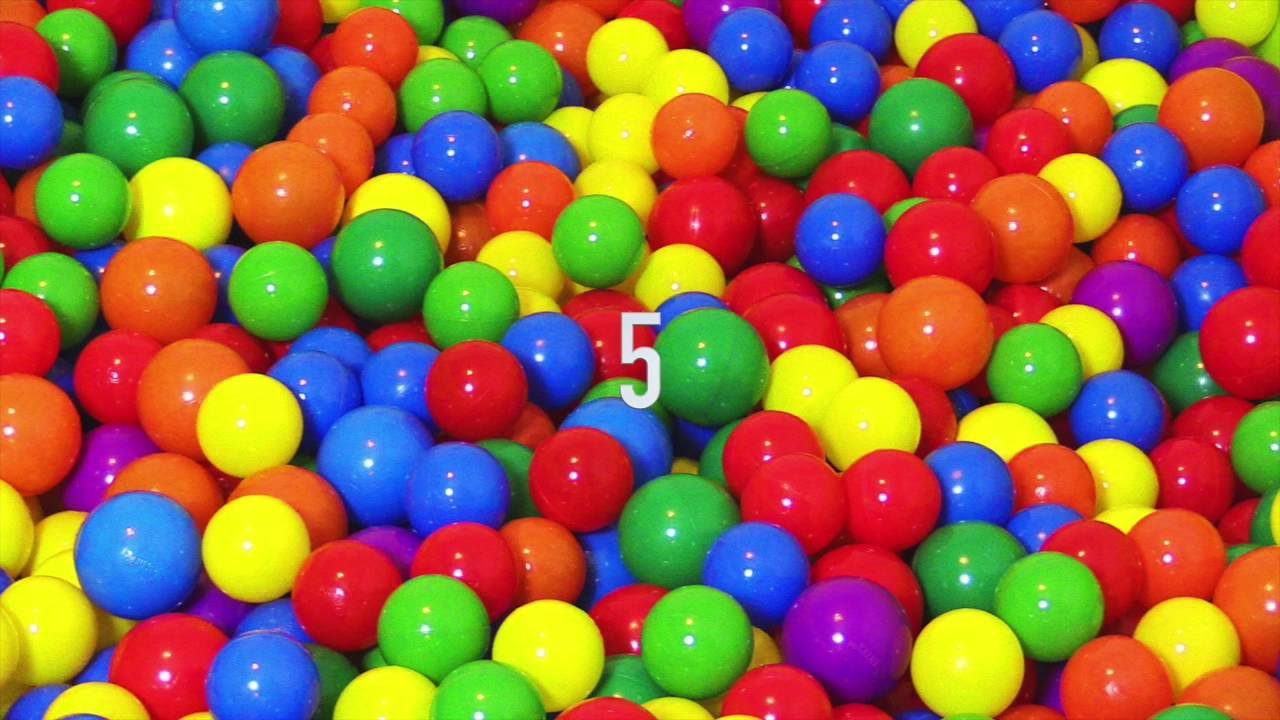 Learn and count numbers from 1 to 20 ball pit - YouTube
