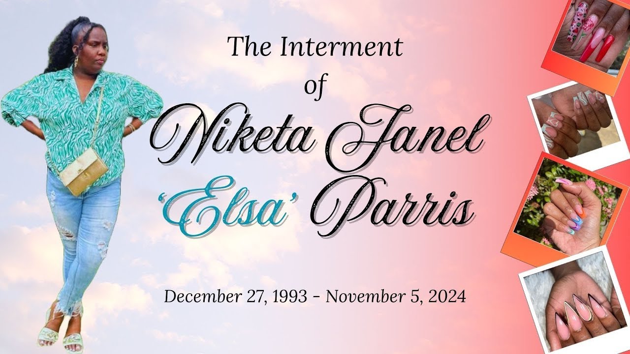 Interment of Niketa Elsa Parris Dec 4, 2024 - YouTube