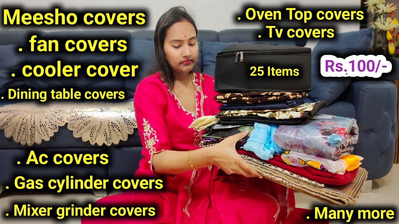 Meesho covers 😍 ఇంట్లో వాడే ప్రతి వస్తువుకు దొరుకుతున్న ఈ Different ...