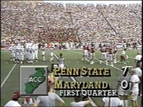 NCAA football: Penn State vs. Maryland- September 7, 1985 (most of the ...