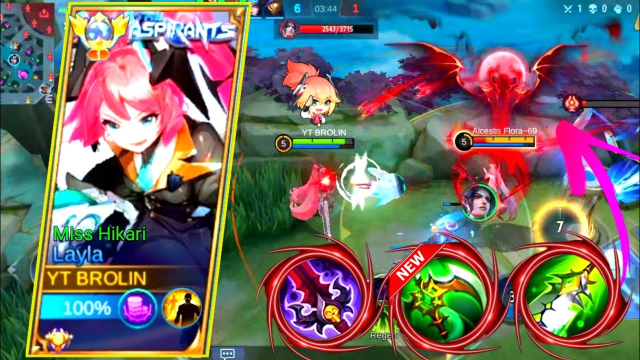 Layla New Gameplay & Build / Build Top 1 Global Layla ~ Mobile Legends ...