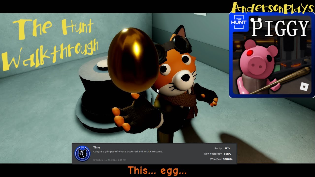 AndersonPlays Roblox Piggy [THE HUNT] - The Hunt Walkthrough - YouTube