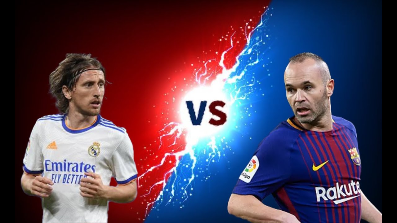 Andrés Iniesta VS Luka Modrić - YouTube