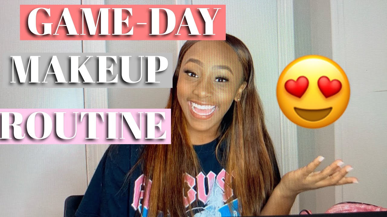 GAME-DAY MAKEUP ROUTINE *matte/beginner friendly makeup* |TiffanyFelise ...