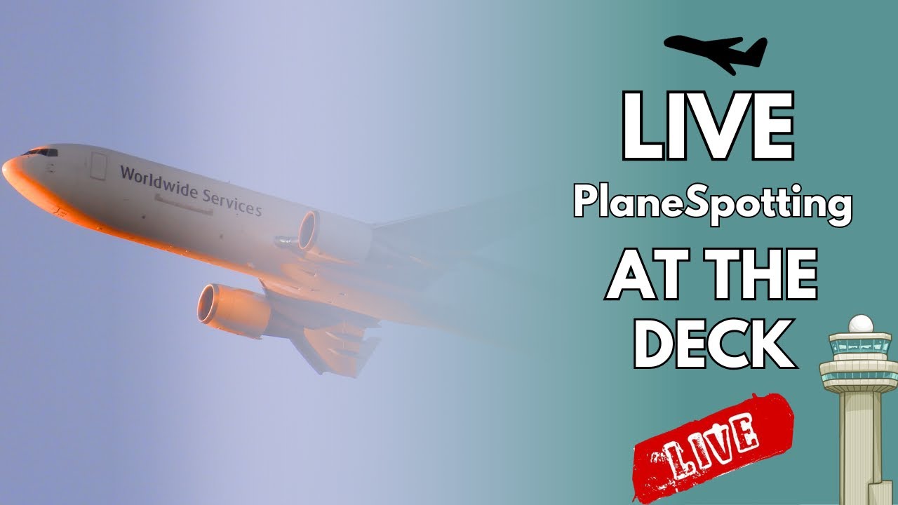 🔴LIVE Stream at the DECK (Plane Spotting) - YouTube