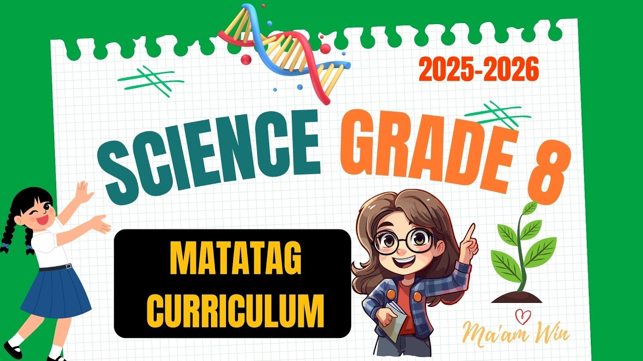 Grade 8 Science 1st quarter Topics || MATATAG Curriculum || - YouTube