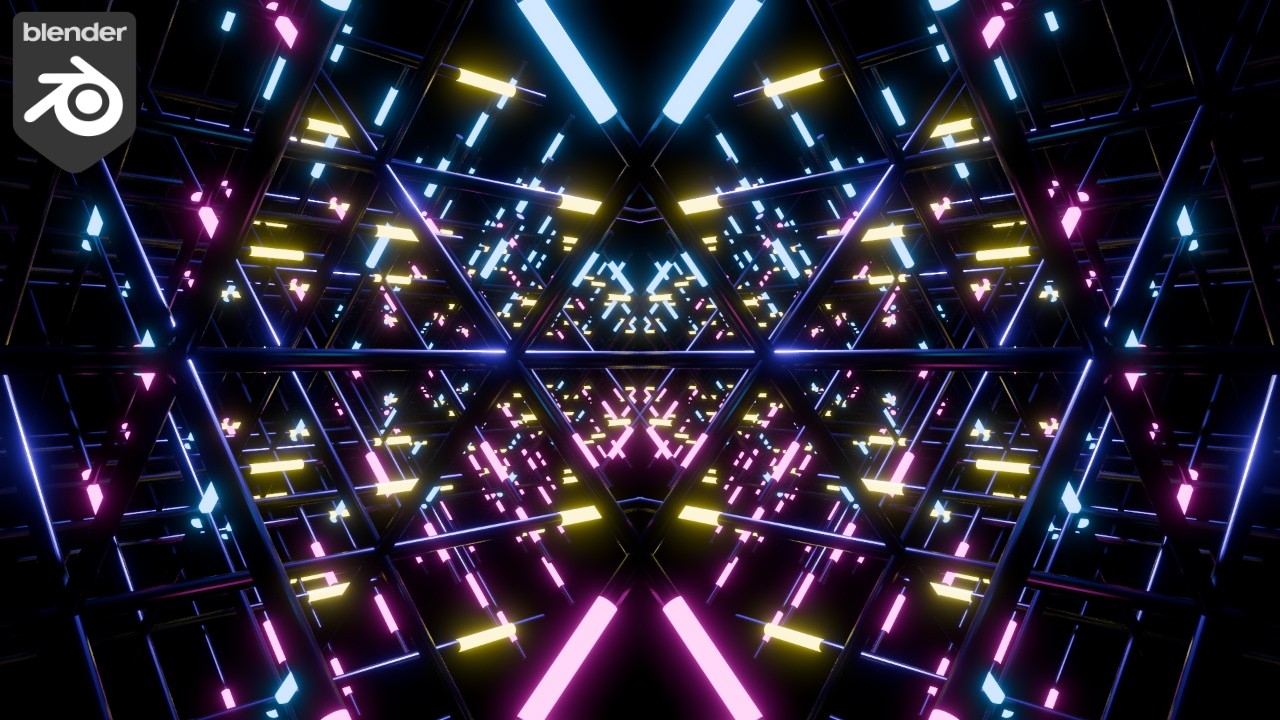How to Make a Neon Grid in Blender (EASY) - YouTube