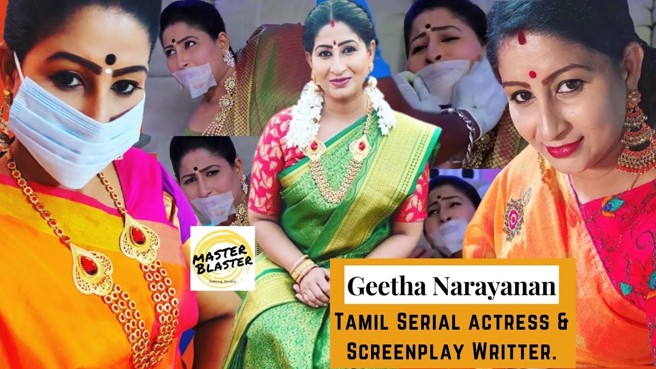 Geetha Narayanan - Tamil Serial Actress & Script Writer | Geetha's Gag ...