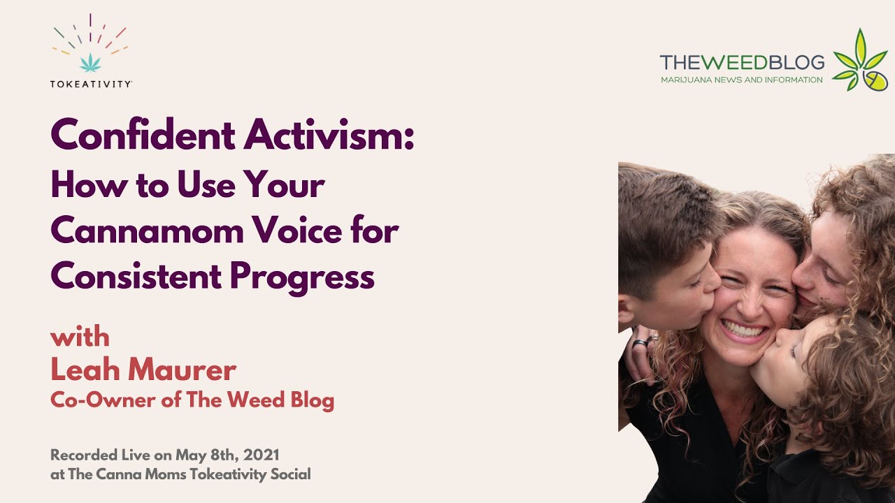 Confident Activism: How to Use Your Cannamom Voice for Consistent Progress Leah Maurer The Weed ...