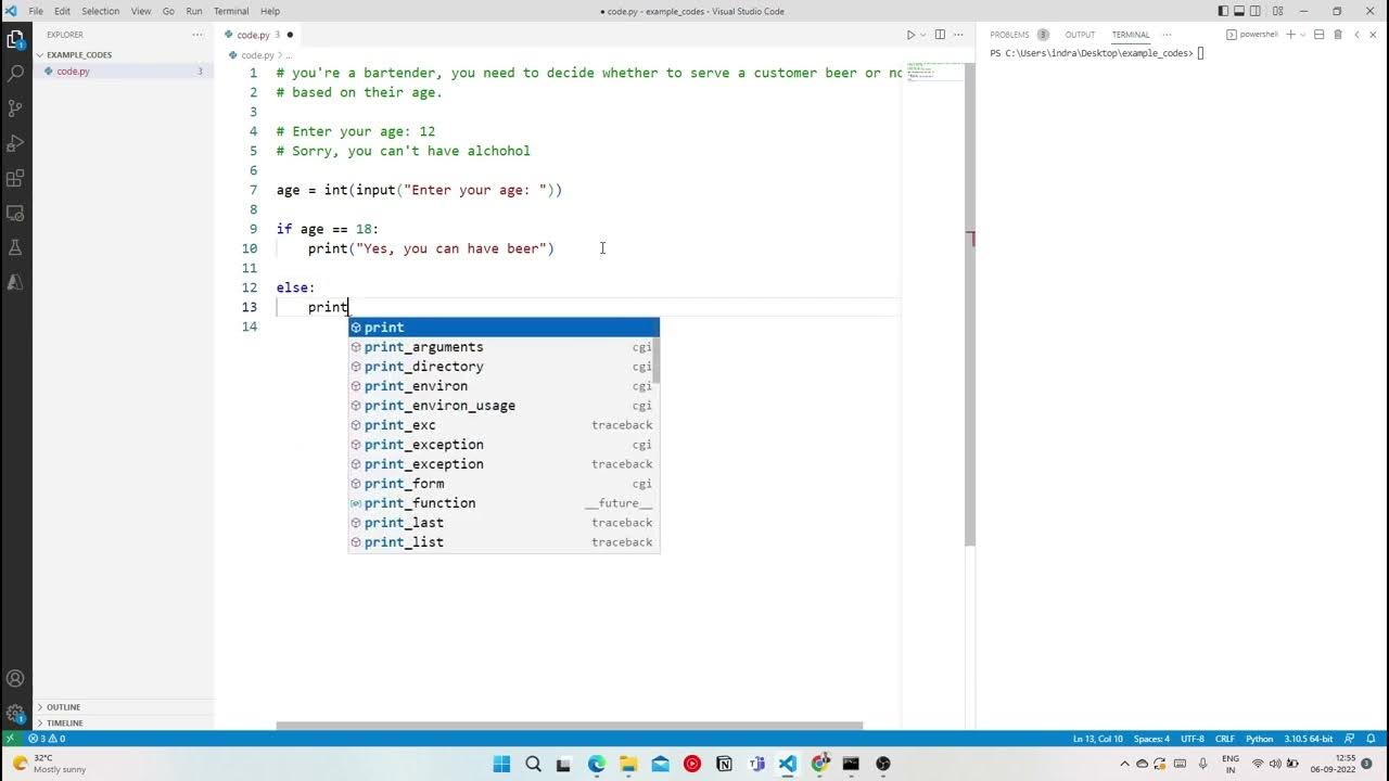 25. Exercise - Bar | Python in Hindi - YouTube