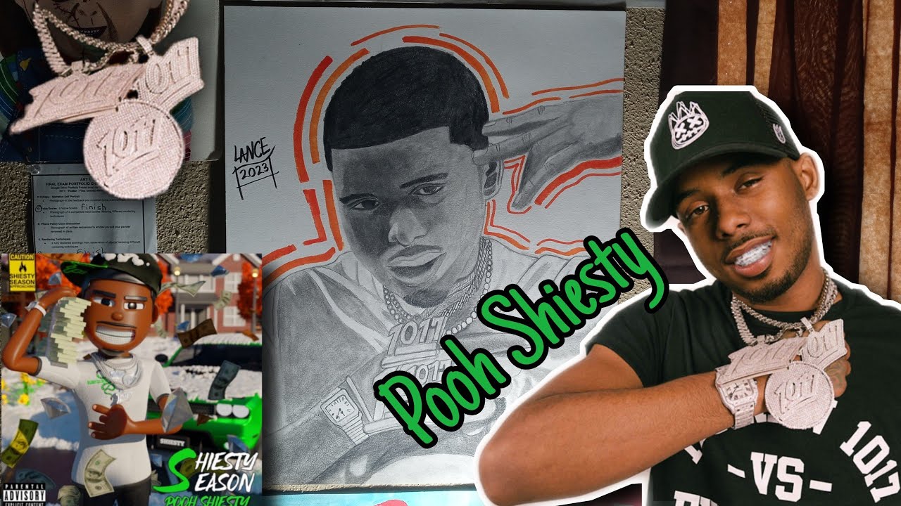 Pooh Shiesty Drawing 😈💥💯🔥🔫 - YouTube