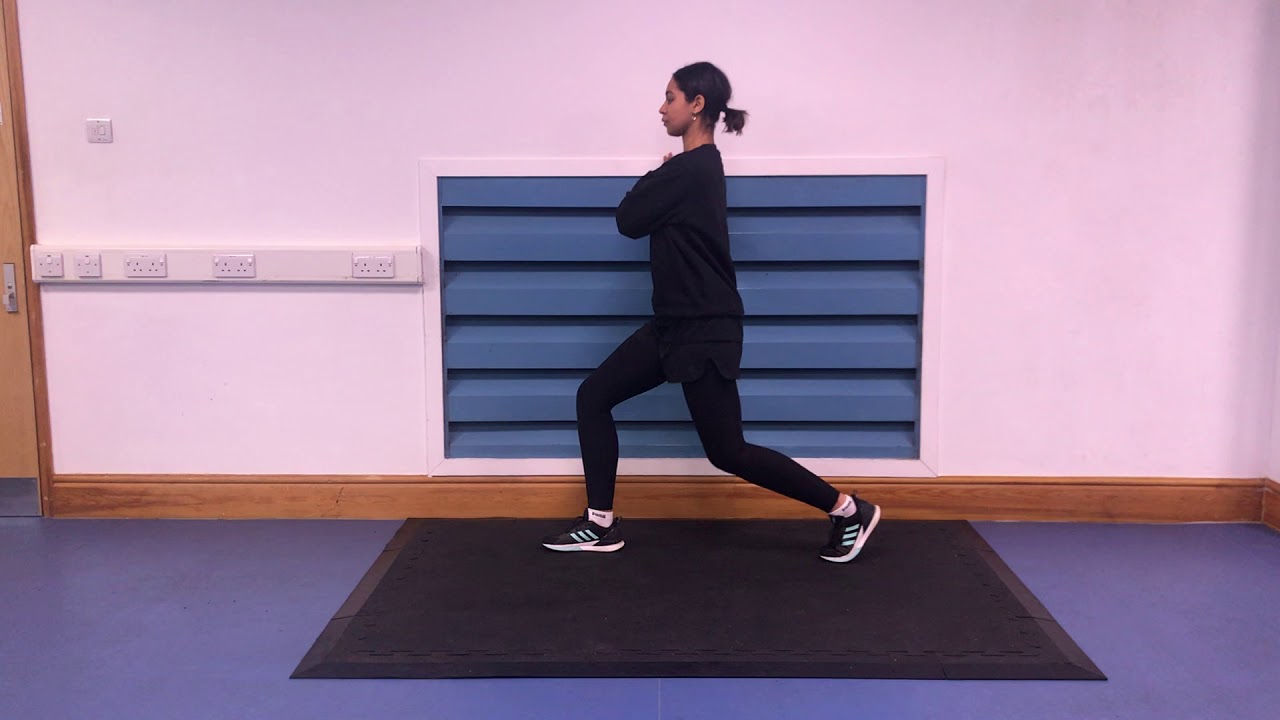 Wall Supported Split Squat - YouTube
