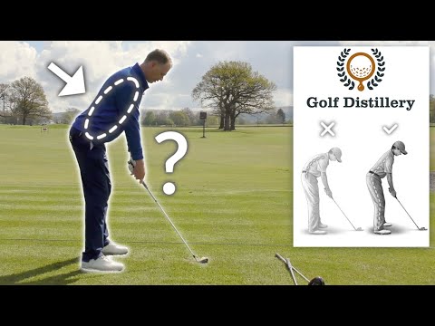 Golf Posture - How to Stand at Address with your Knees, Hips and Spine Angle