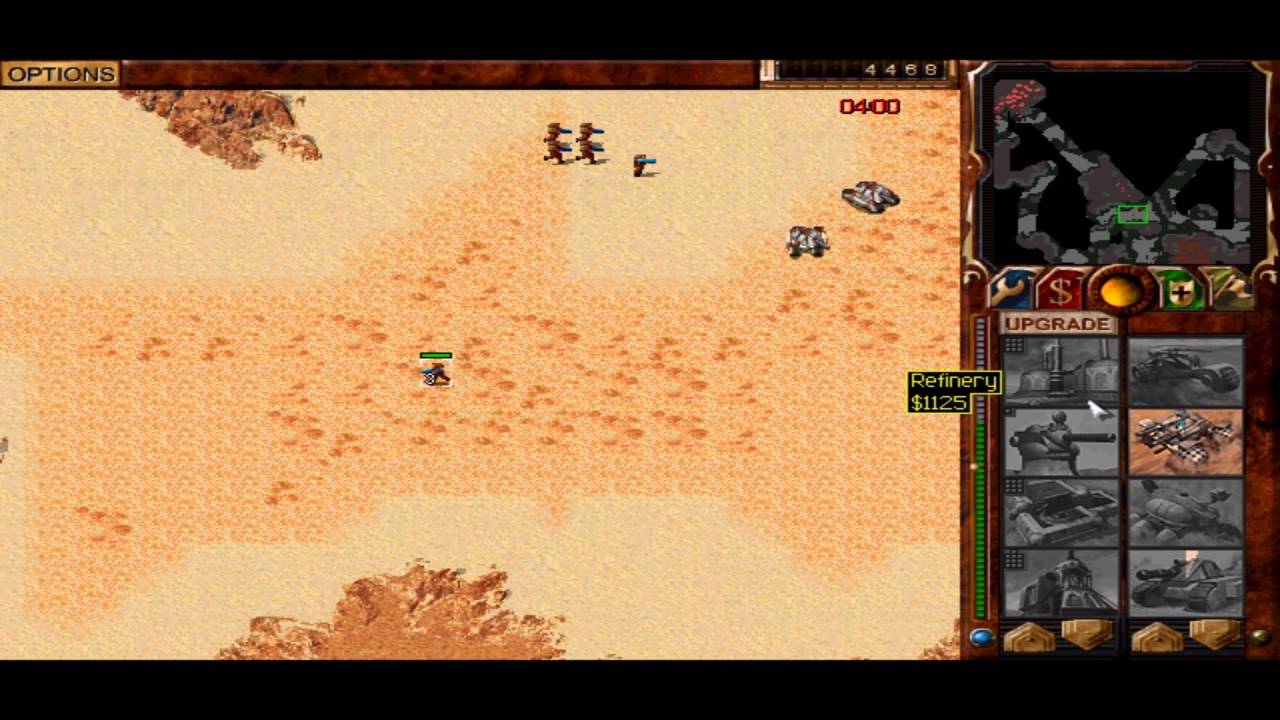 Dune 2000 1v1 - Shaokhan (A) vs Unitlost (H) 2015-04-19 Habbanya Erg ...