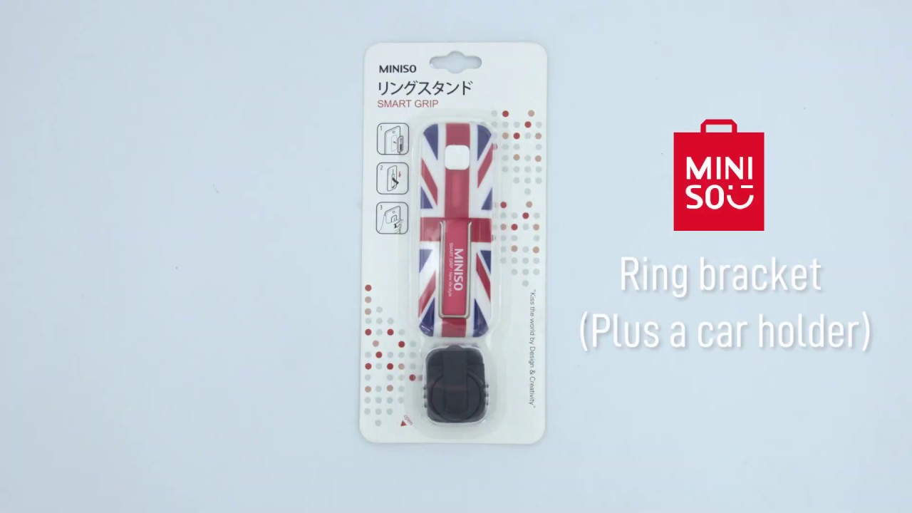 Miniso Official Ring Bracket Plus a Car Holder - YouTube