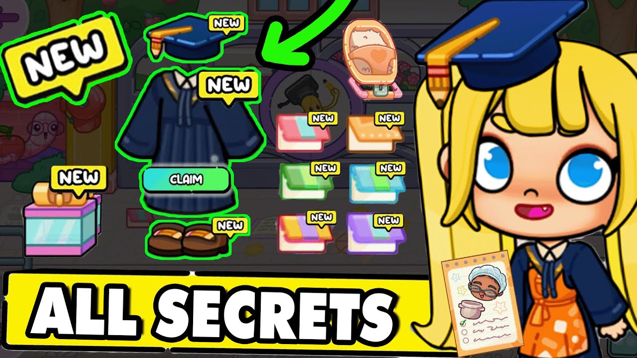*ALL SECRETS* at NEW SCHOOL STREET in AVATAR WORLD - YouTube