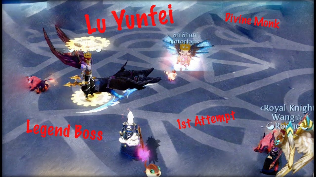 Order and Chaos Online - Lu Yunfei Legendary Boss (Heal and General ...