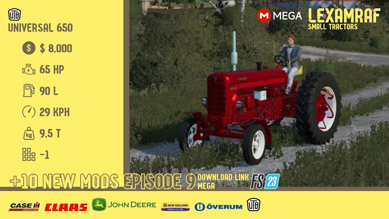 Fs23 Mods Ep.9 +10 Mods Information | MEGA - YouTube