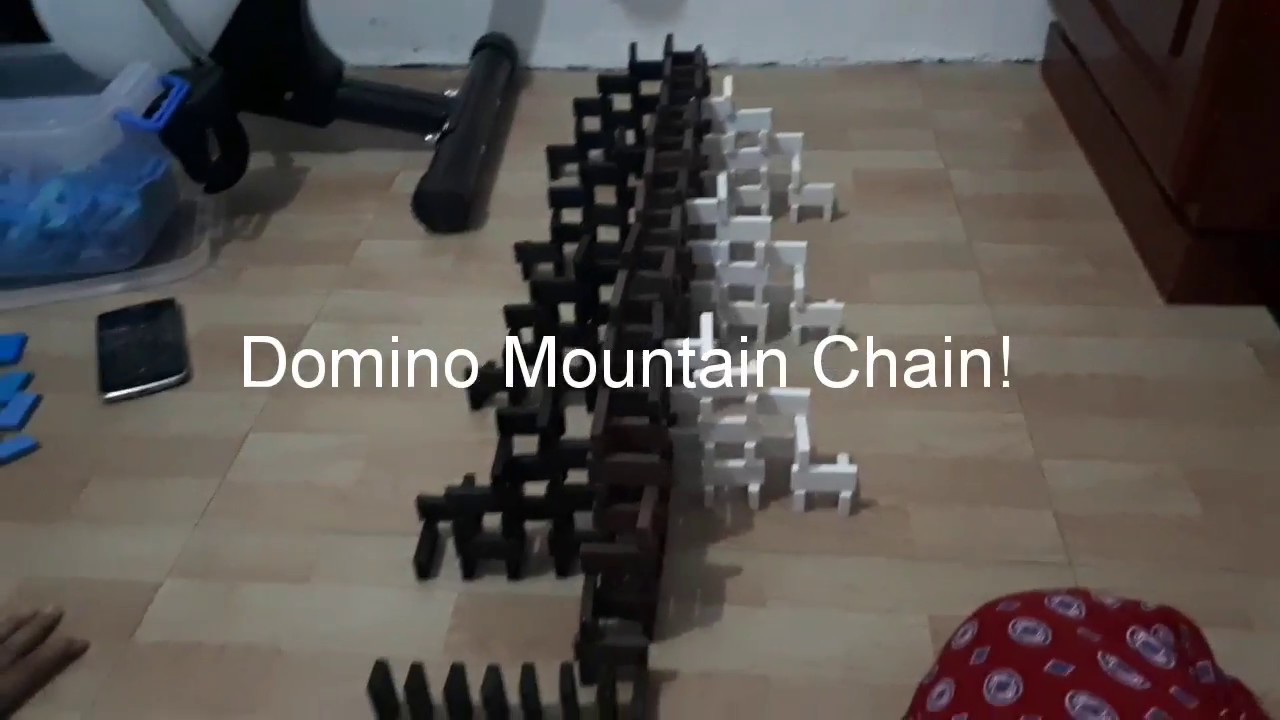 Domino Thing 5 - Domino Mountain Chain! - YouTube