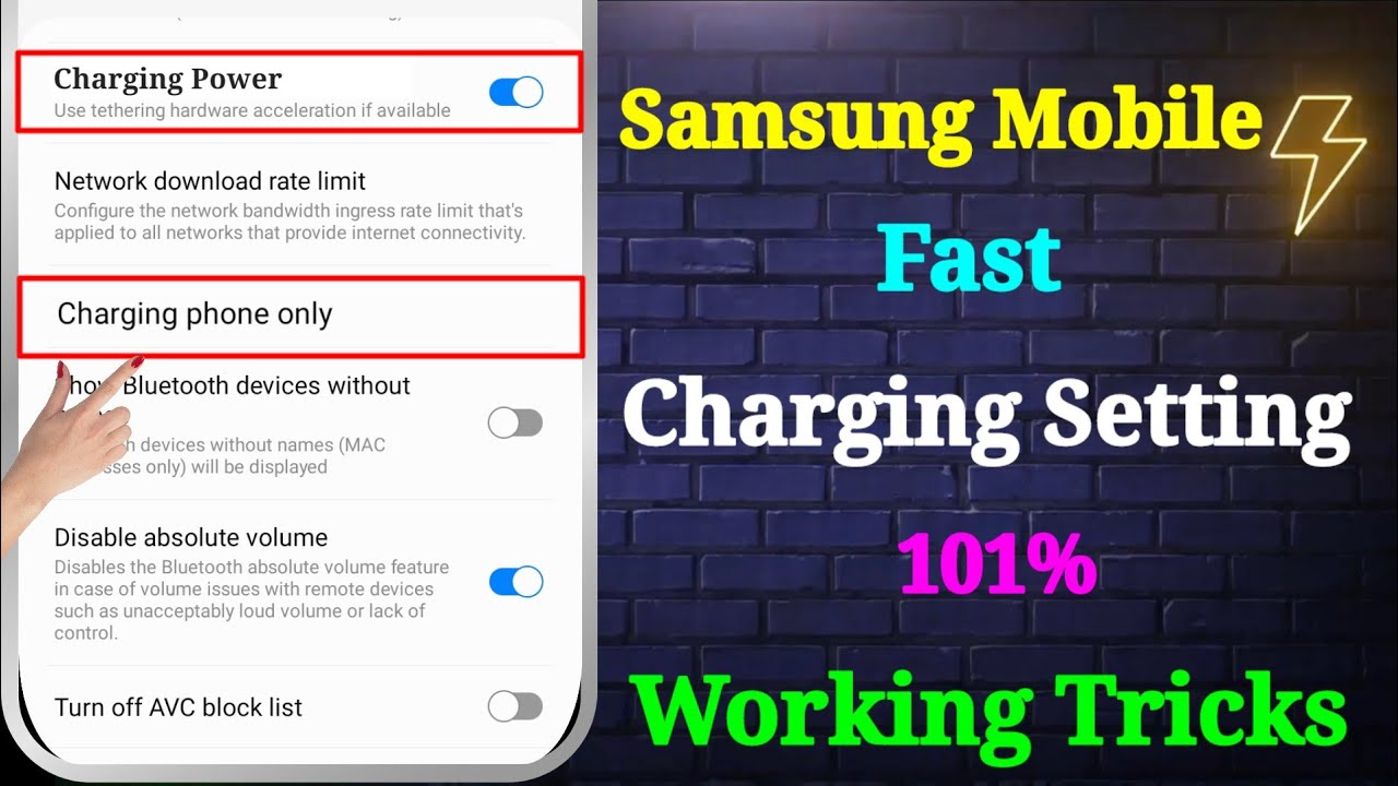Samsung Fast Charging Setting | Samsung Mobile Ko Fast Charge Kaise ...