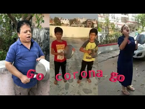 Go corona go funny video #tali/thali,janta curfew public relation - YouTube
