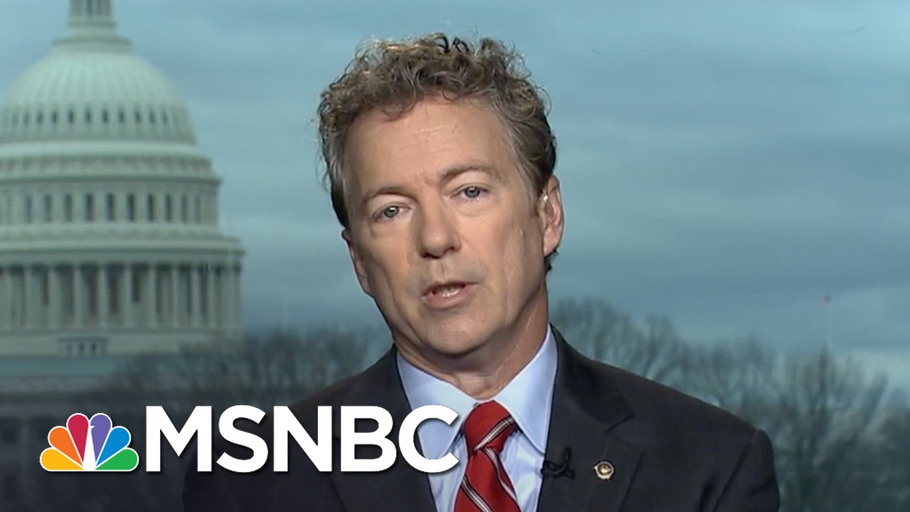 Rand Paul On Why Democrats Changed Tune On Neil Gorsuch | Morning Joe ...